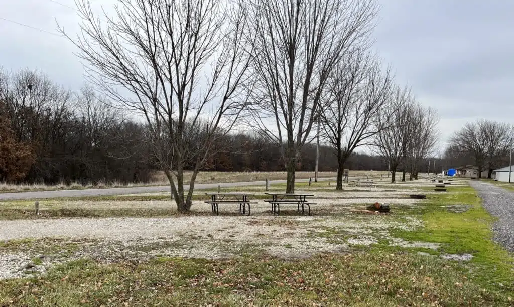 Campground in Mendon, Illinois